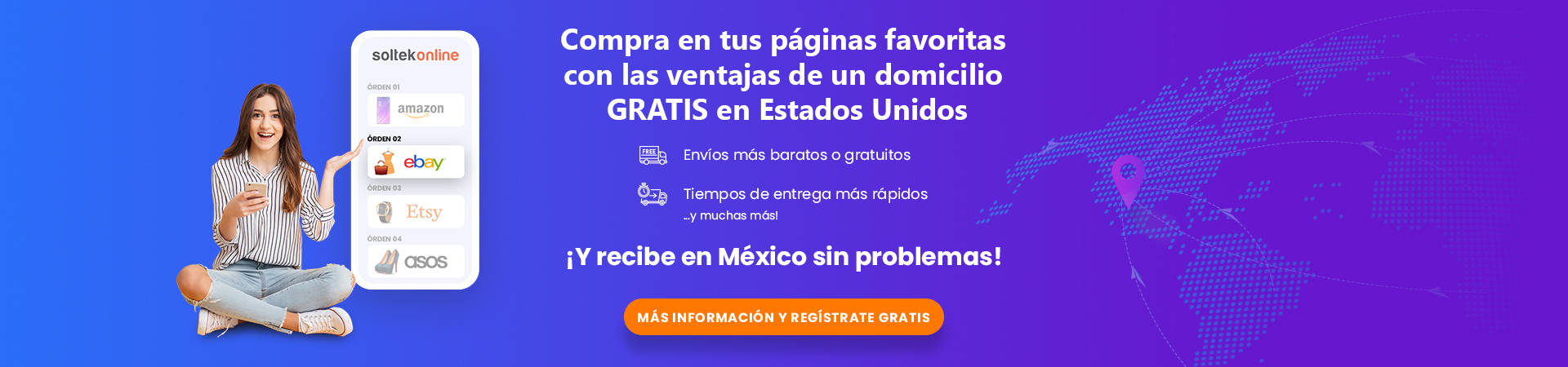 SoltekOnline - Compra de USA o China y recibe en México